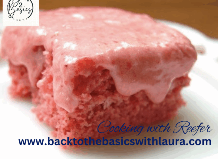 Easy Strawberry Glazed Cake - Back to the Basics with Laura